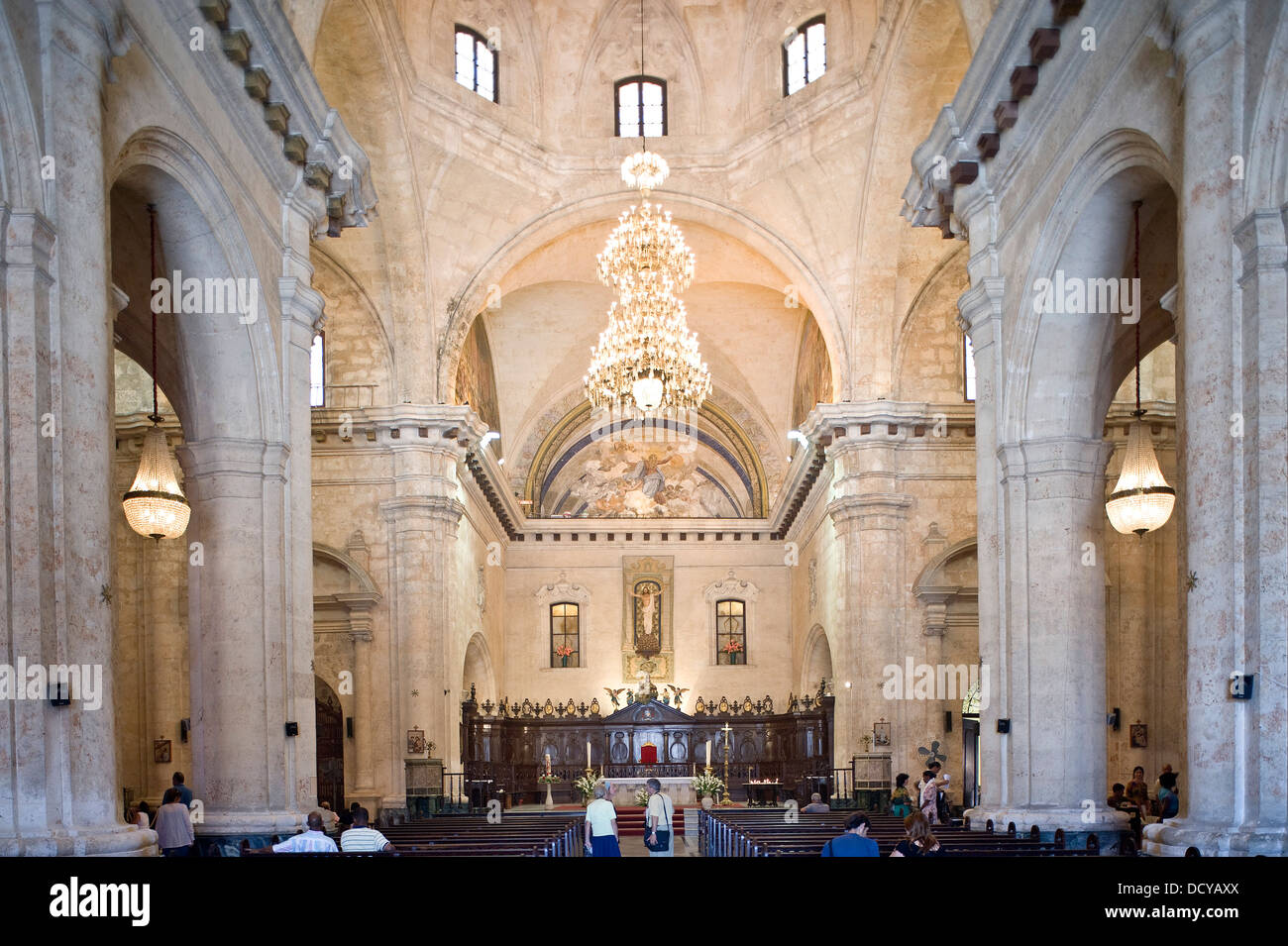 Catedral de San Cristobal, Havana, Cuba Stock Photo - Alamy