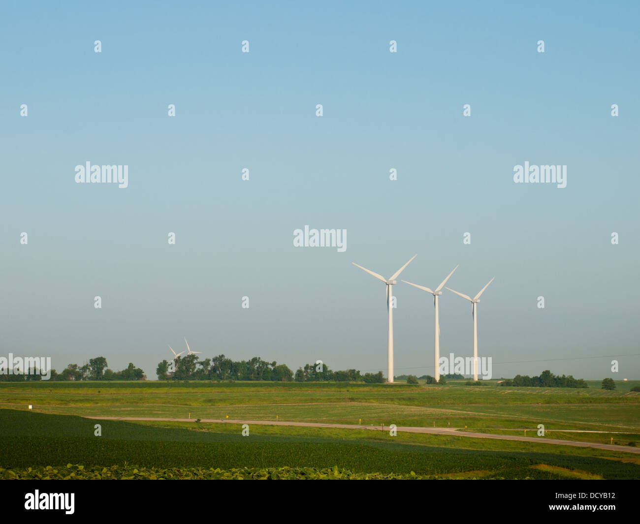 Iowa, farm, wind turbine hi-res stock photography and images - Alamy