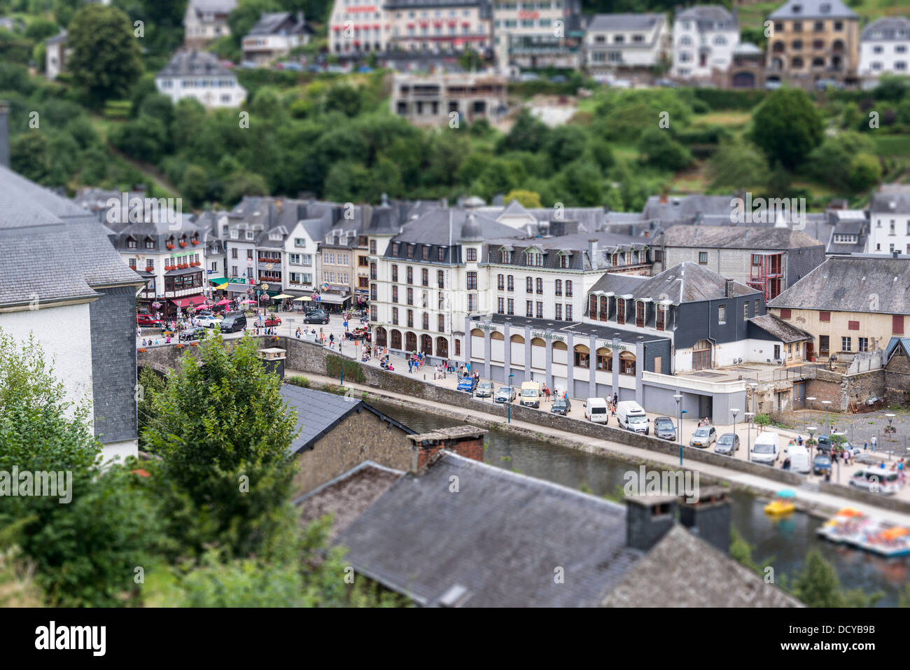 the belgium city Bouillon in the ardennes Stock Photo - Alamy