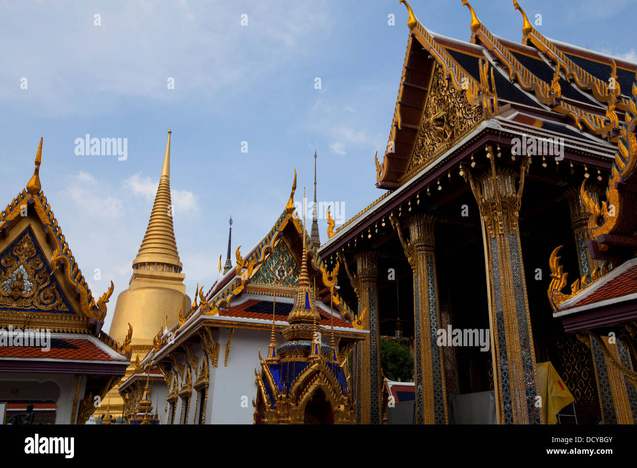 Buildings in the Grand Palace complex, in the heart of Bangkok ...