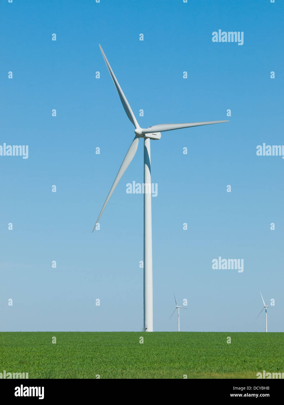 Wind turbines farm in Eastern Colorado Stock Photo - Alamy