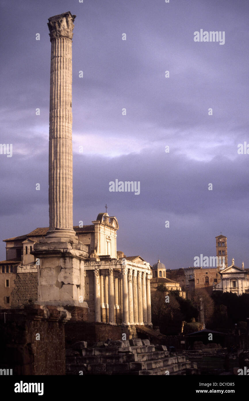 Roman Forum:Column of Phocas Stock Photo - Alamy