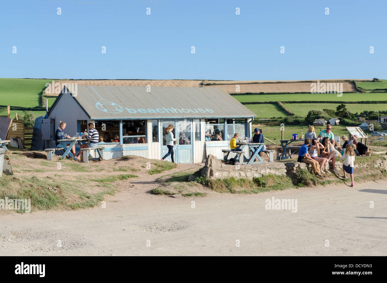 The beach house, south milton hi-res stock photography and images - Alamy