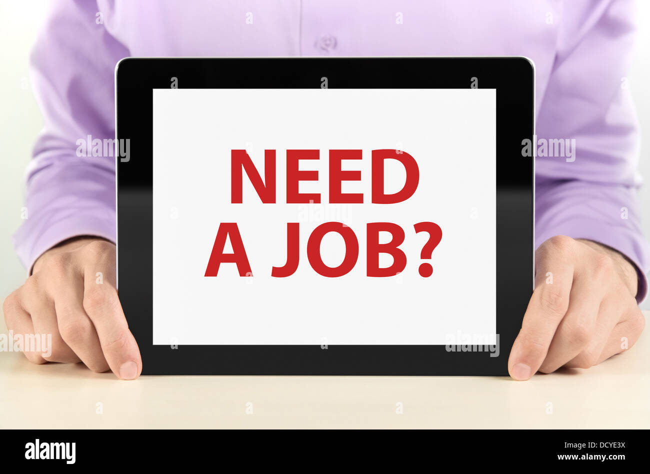 Need A Job Stock Photo - Alamy