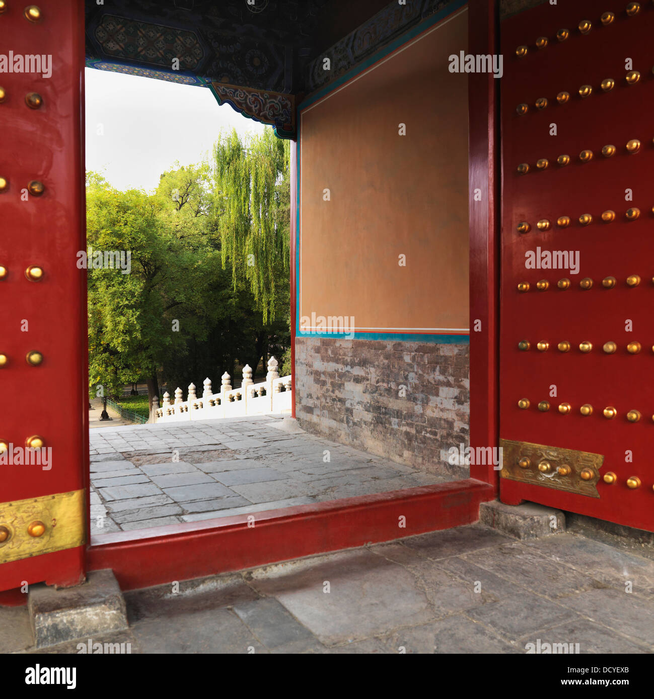 Open Xihe Gate Of The Forbidden City; Beijing, China Stock Photo - Alamy