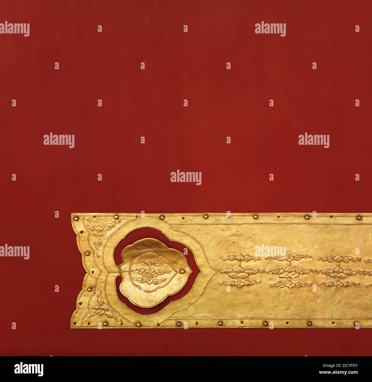 Detail Of The Xihe Gate Of The Forbidden City; Beijing, China Stock ...