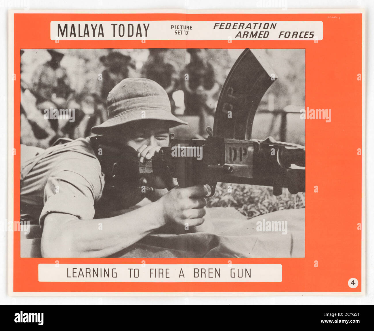 A poster set titled 'Malaya Today' capturing contemporary scenes from ...