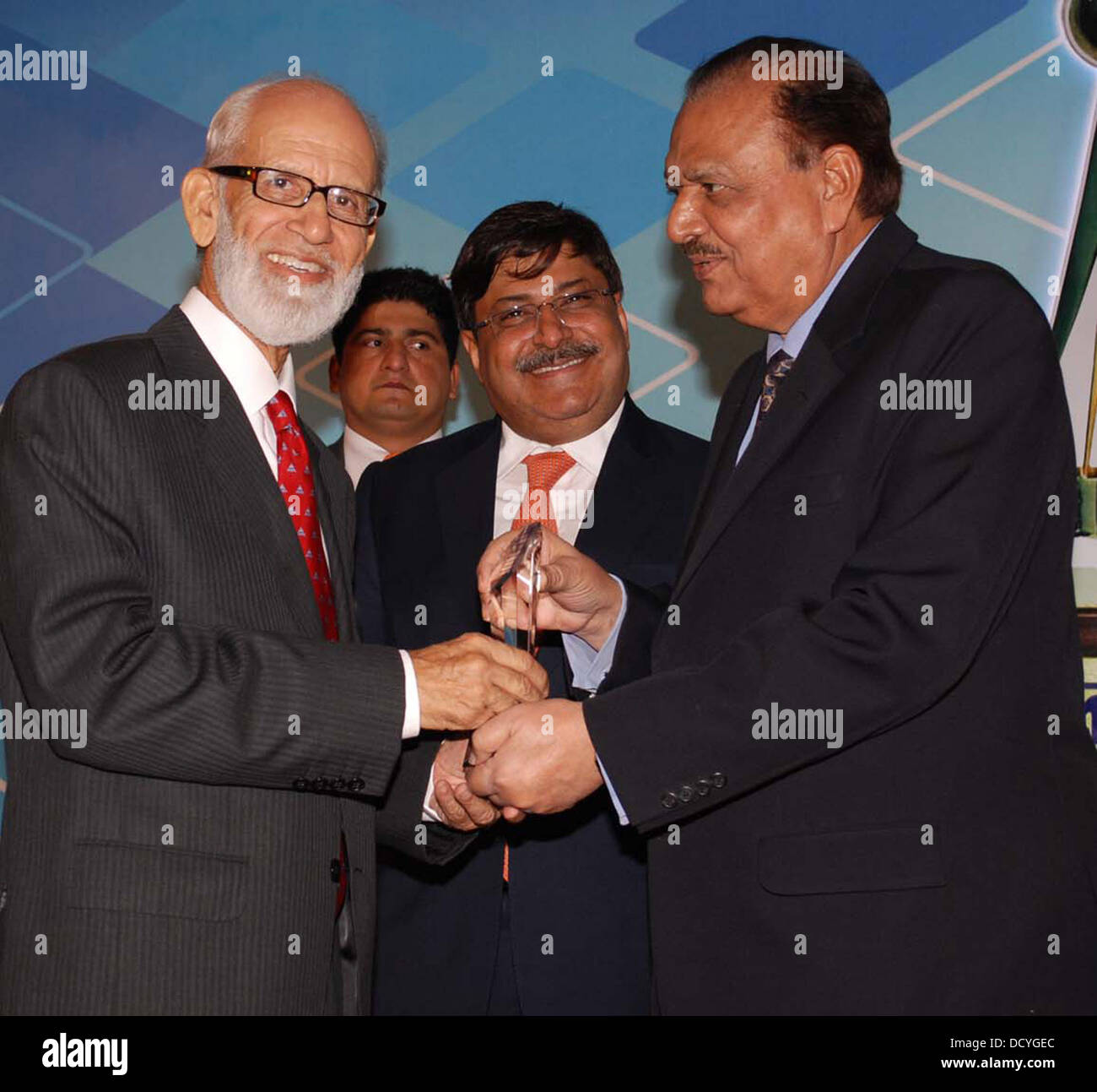 Karachi, Pakistan. 22nd August 2013. Newly elected president Mamnnon ...