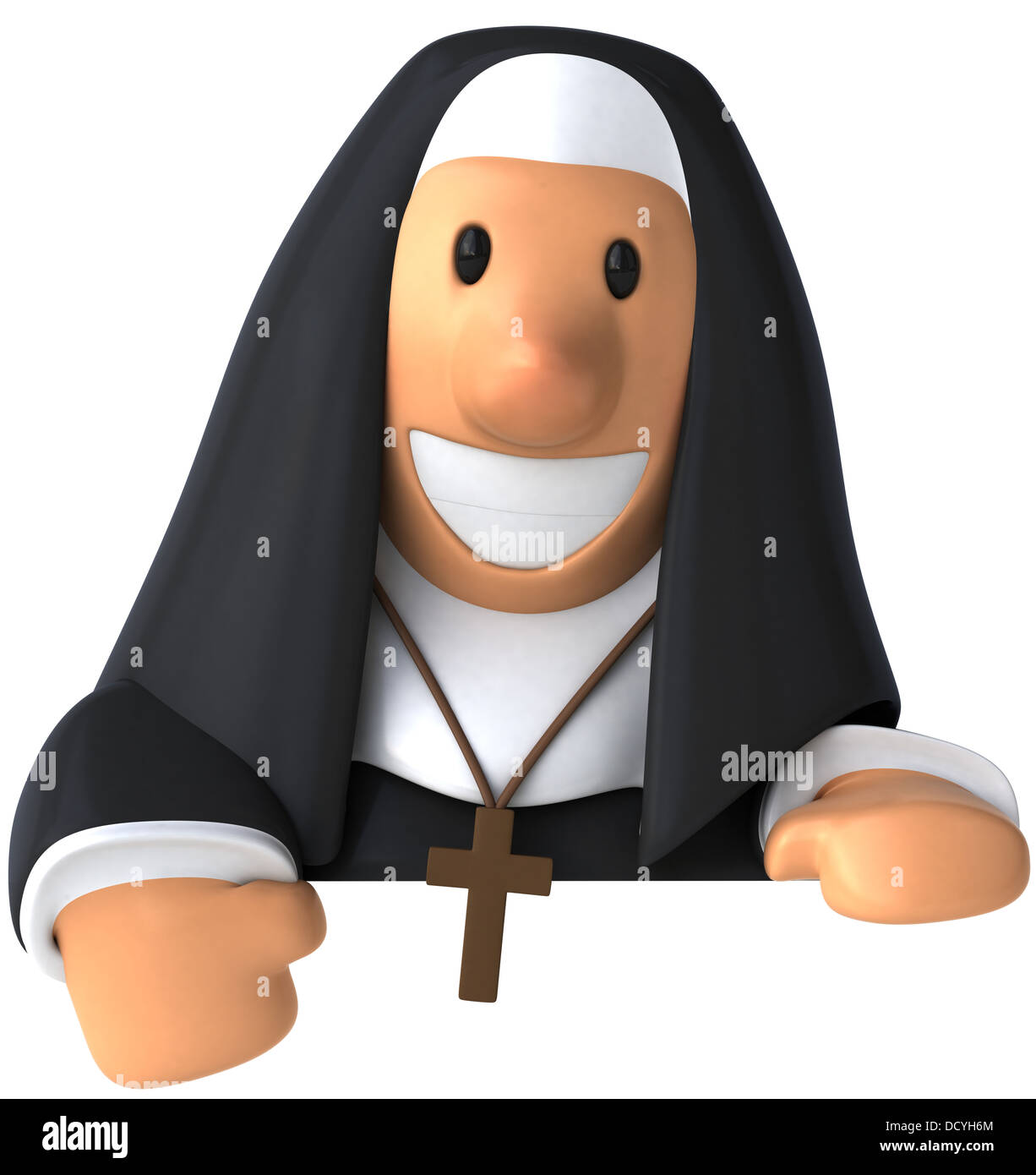 Vector Illustration Nun Stock Photos & Vector Illustration Nun Stock ...