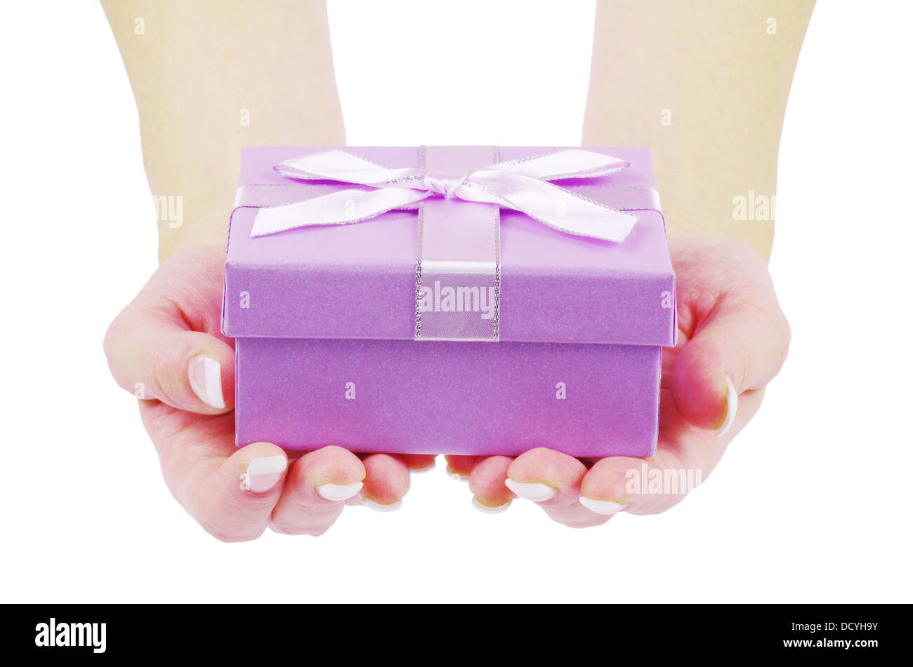 gift in hands Stock Photo - Alamy