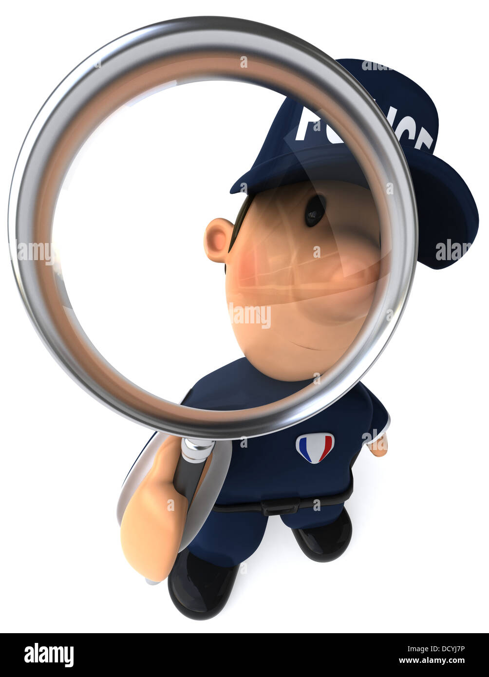 Police france illustration Cut Out Stock Images & Pictures - Alamy