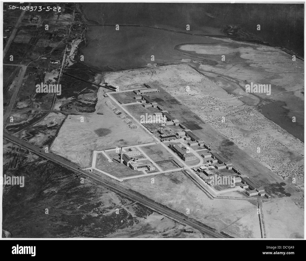 Image shows infrastructure development Black and White Stock Photos ...