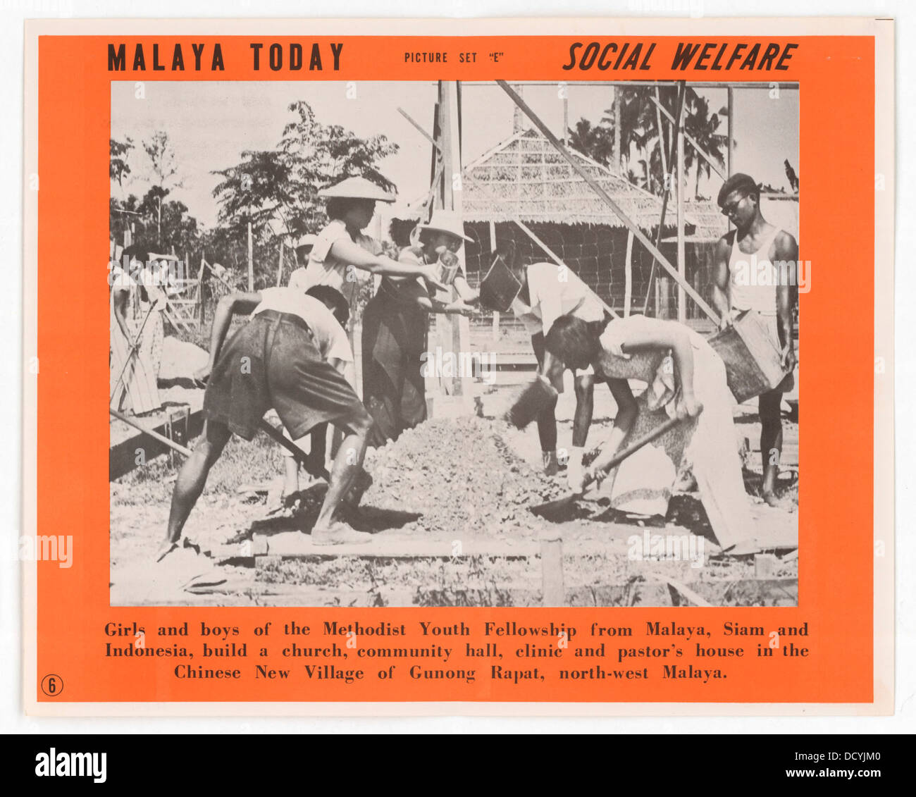 A photo poster set titled 'Malaya Today' that captures various aspects ...