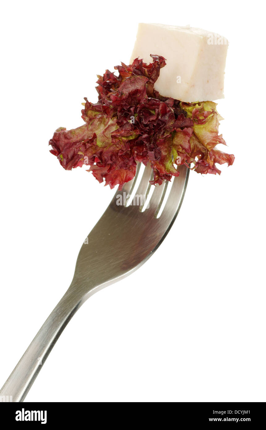 food on fork Stock Photo - Alamy