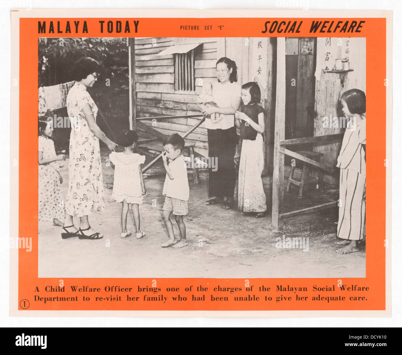 This photo poster set titled 'Malaya Today' features a collection of ...