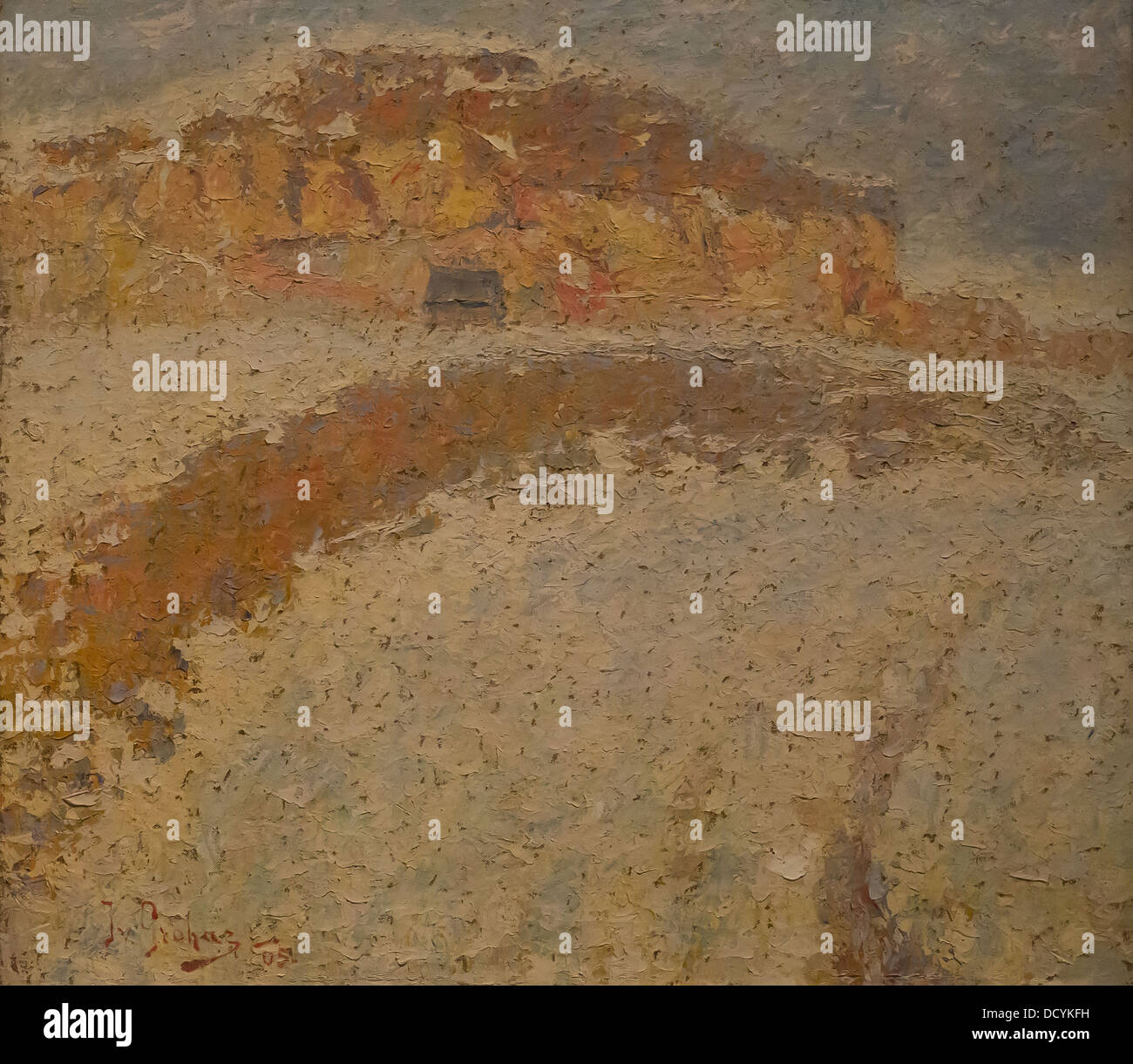 The Katmitnik Mount under the snow - Ivan Grohar - Petit Palais / Musée ...