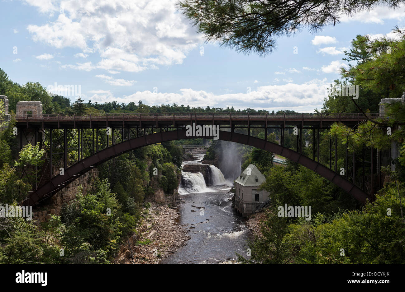 Ausable Chasm, Ausable River Stock Photo - Alamy