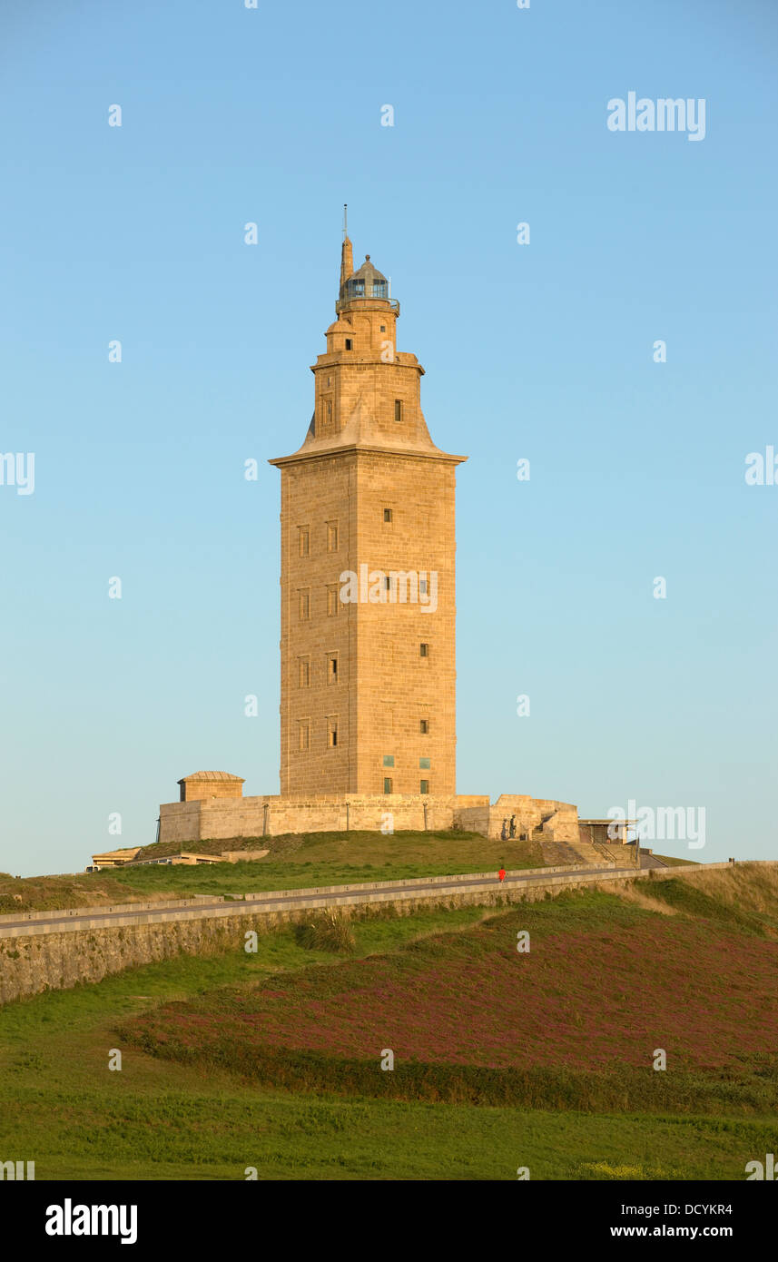 HERCULES TOWER ROMAN LIGHTHOUSE LA CORUNA GALICIA SPAIN Stock Photo - Alamy
