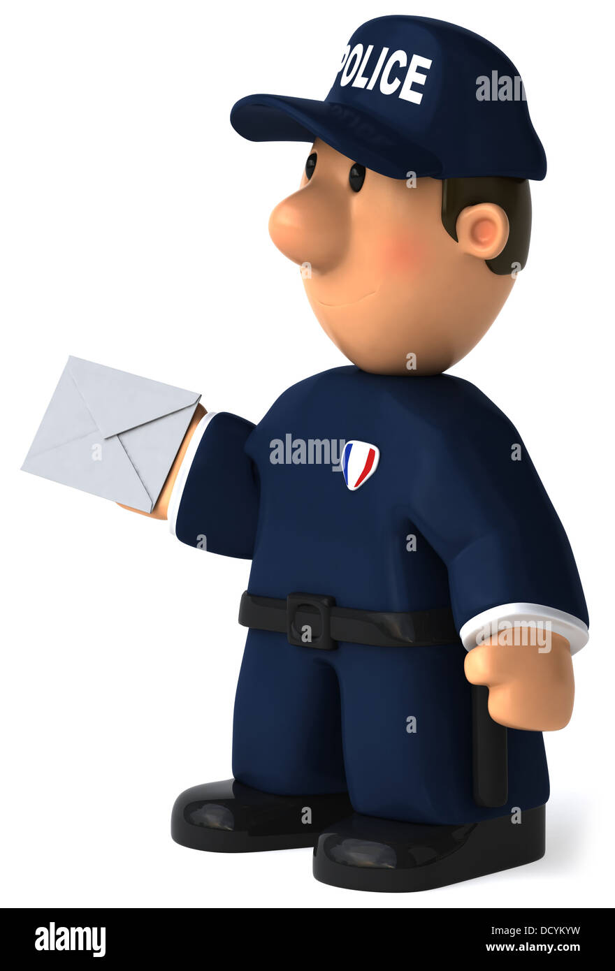 Police france illustration Cut Out Stock Images & Pictures - Alamy