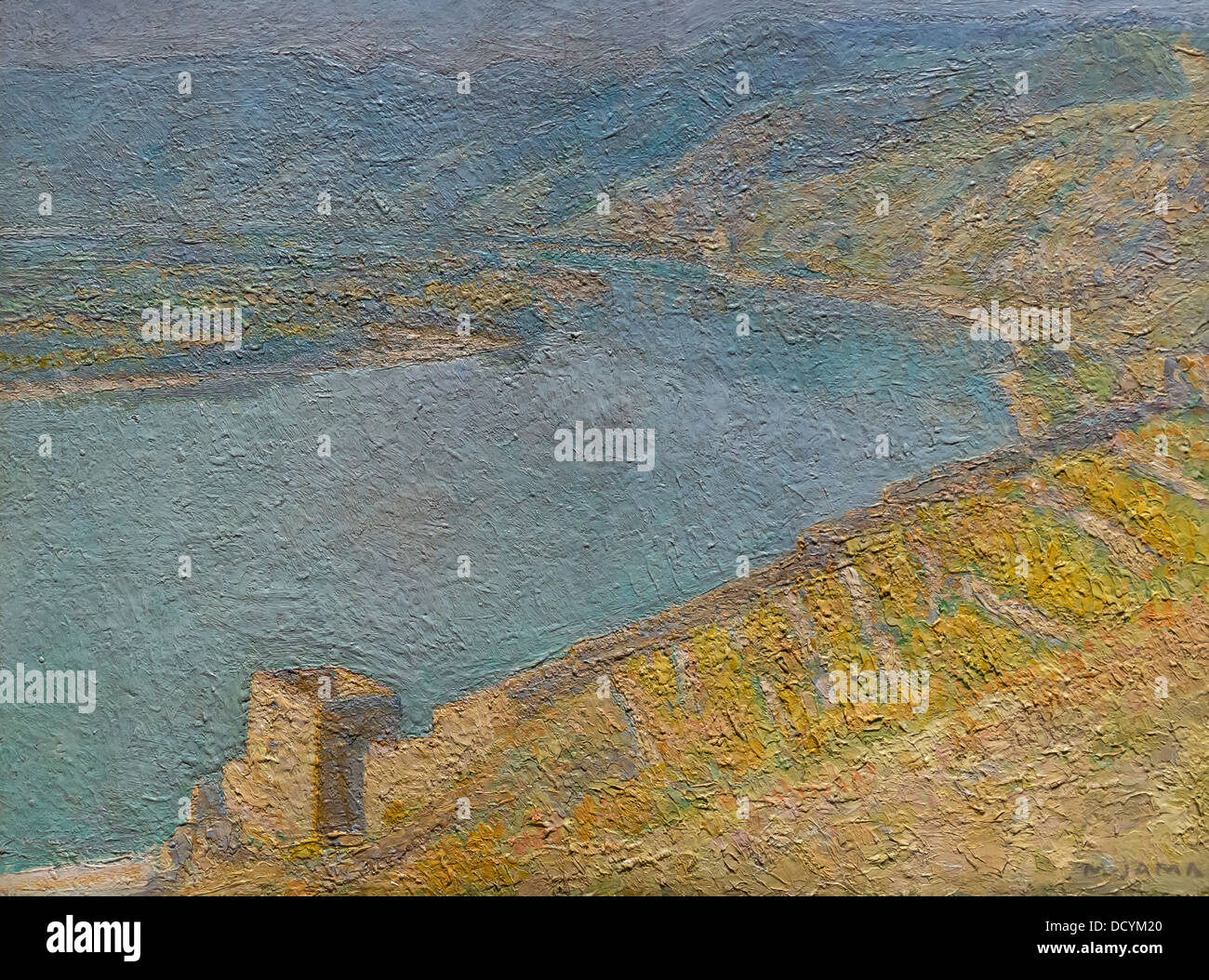 20th century - View on the Danube - Matija Jama (1911) oil on canvas ...