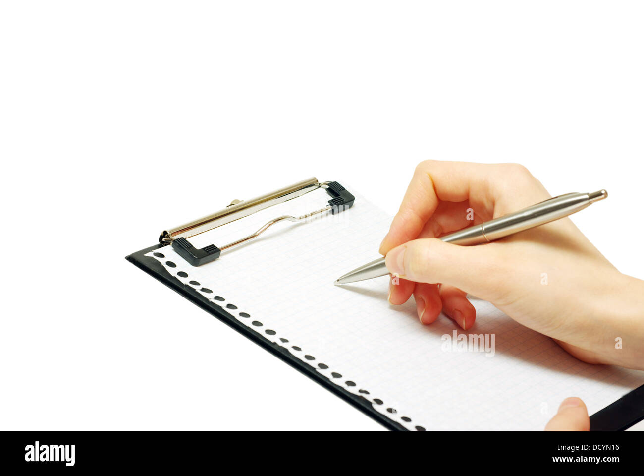 pen in hand Stock Photo - Alamy