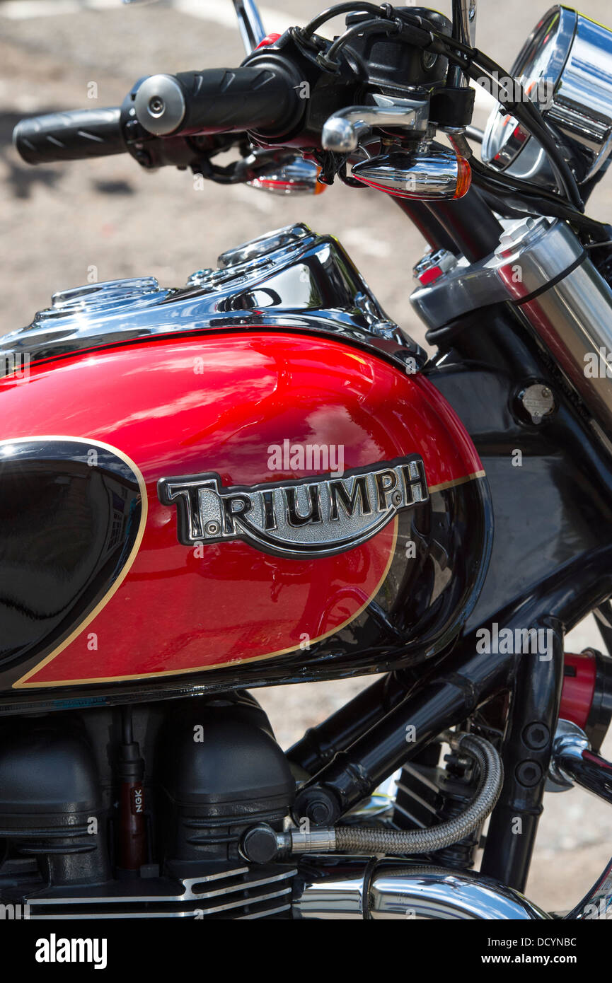 Triumph Bonneville motorcycle. British motorcycle Stock Photo - Alamy