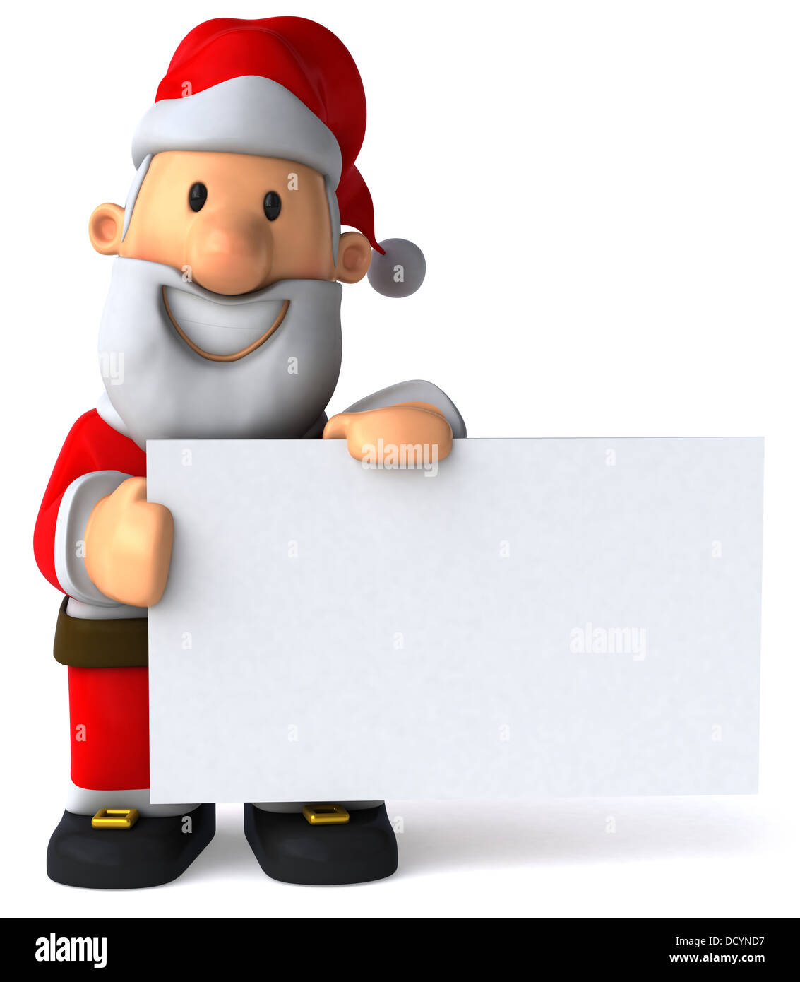 3d illustration jolly santa Cut Out Stock Images & Pictures - Alamy