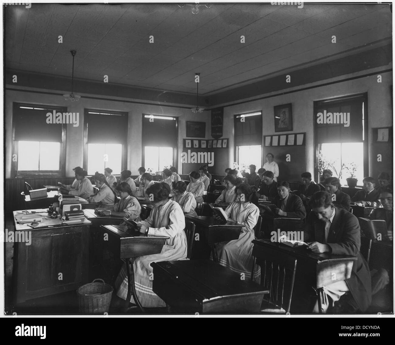 Early 1900s school room Black and White Stock Photos & Images - Alamy