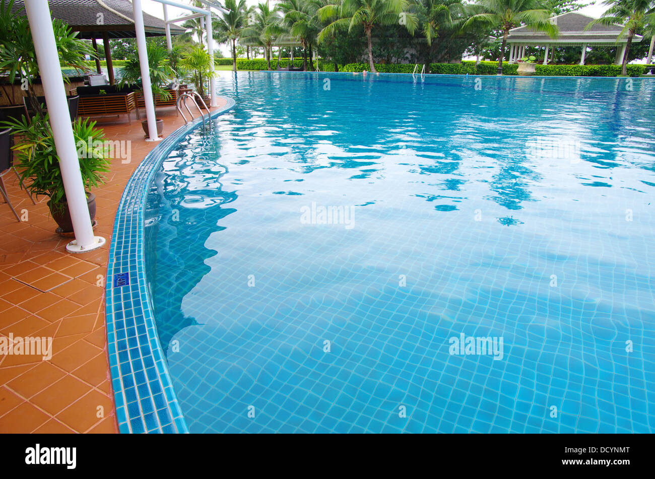Tropical swimming pool Stock Photo - Alamy