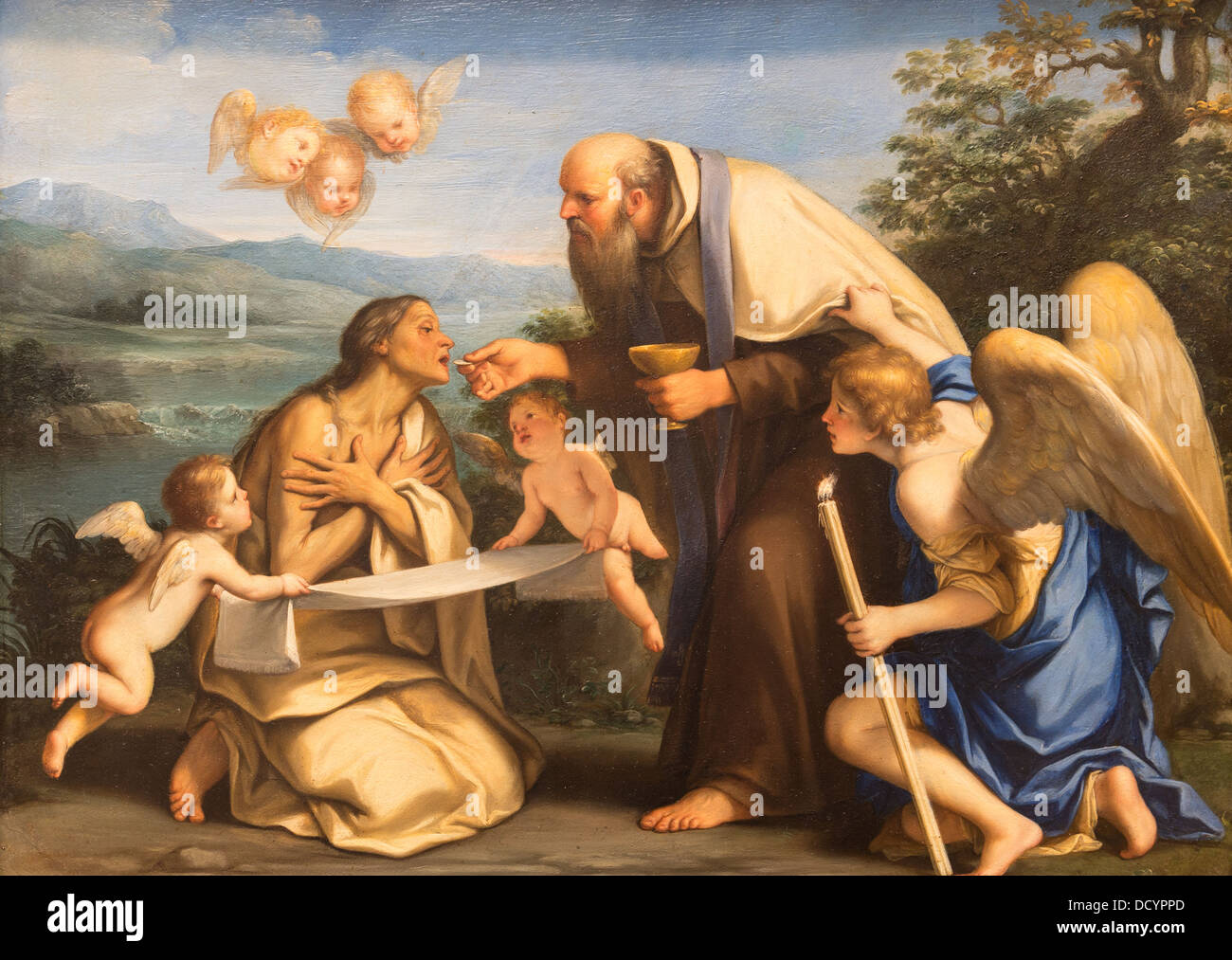 The Last Communion of Saint Mary of Egypt - Marcantonio Franceschini ...