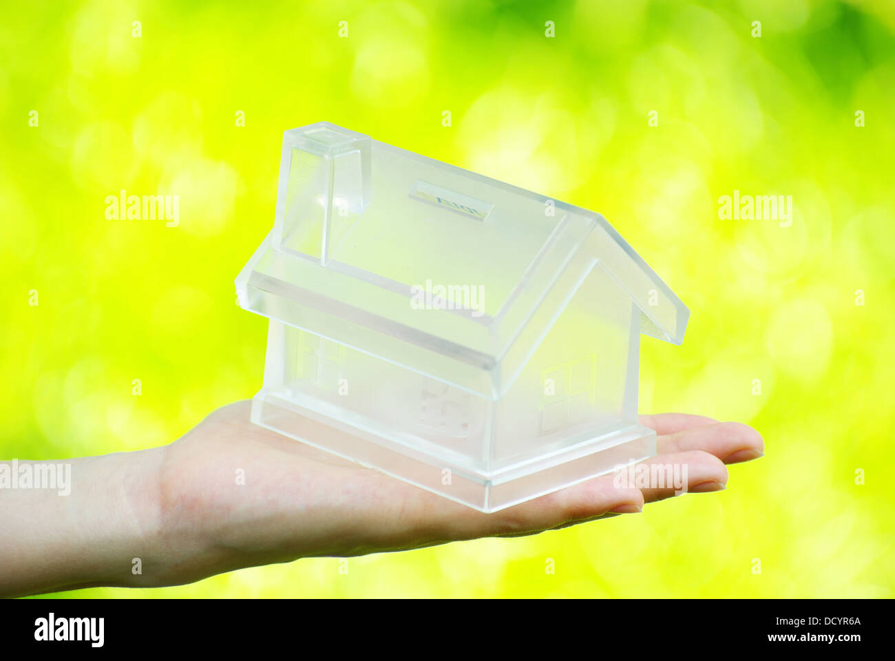 house in hand Stock Photo - Alamy