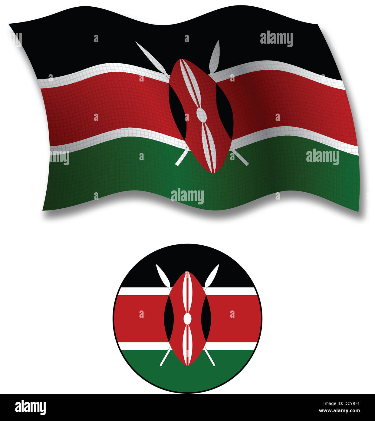Kenyan Coat Of Arms Vector