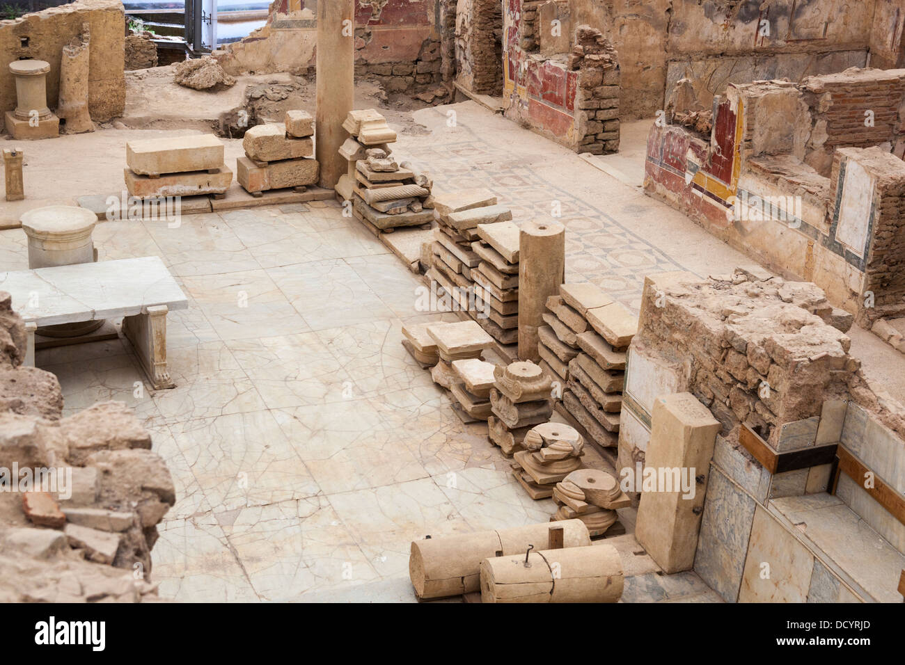 Roman houses of ephesus hi-res stock photography and images - Alamy