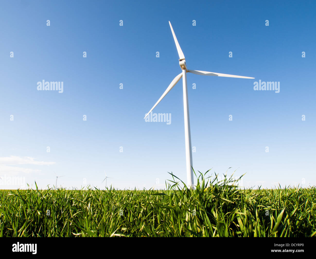 Wind turbines farm in Limon, Colorado Stock Photo - Alamy