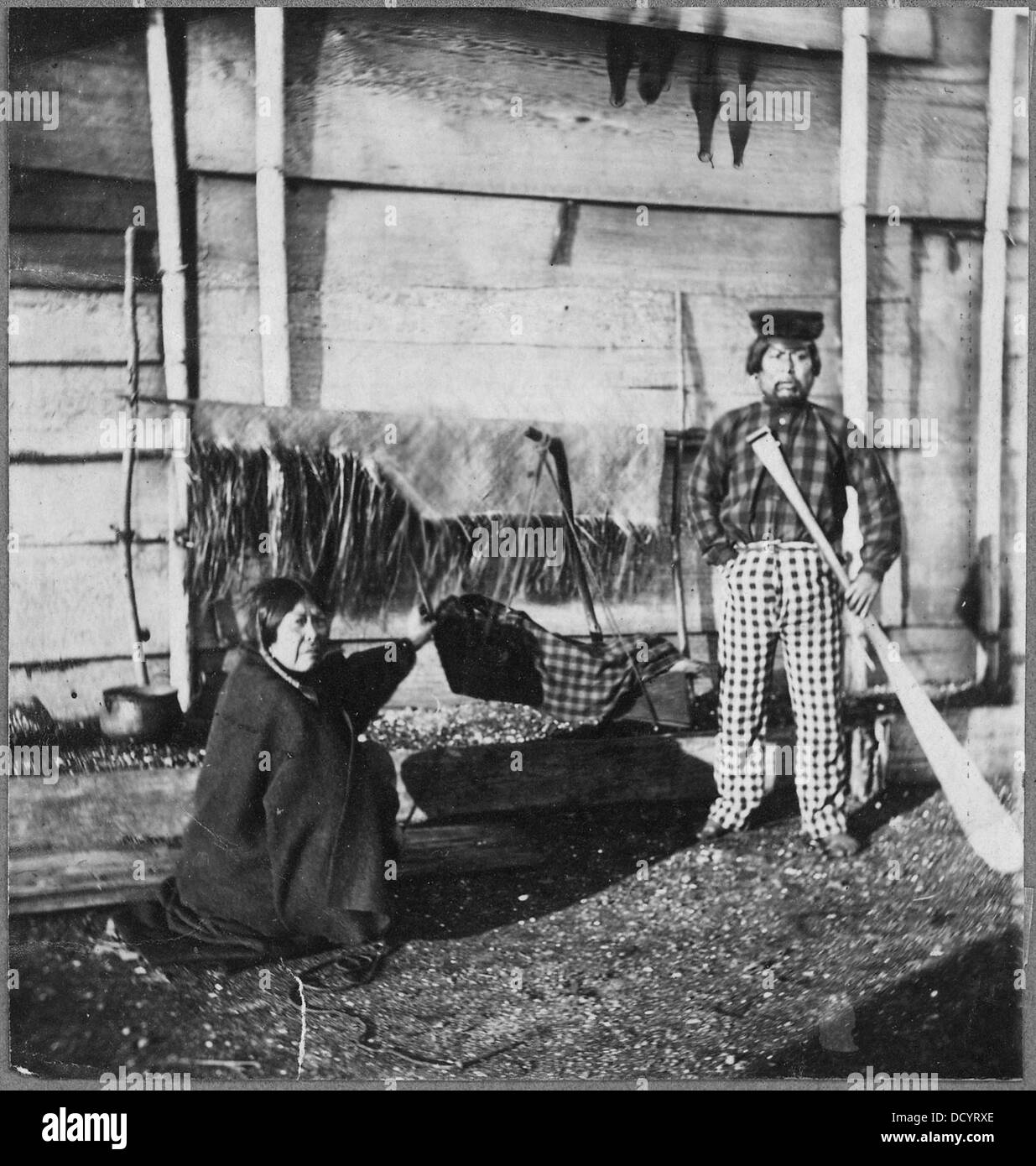 A photograph of the Nanaimo Indians from Vancouver Island, British ...