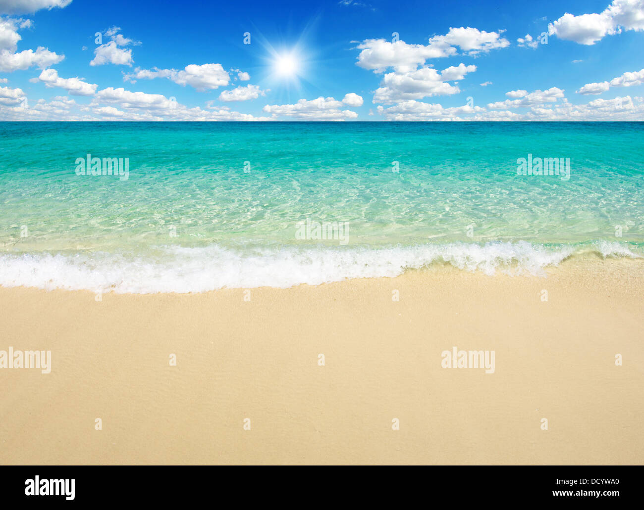 beach and tropical sea Stock Photo - Alamy