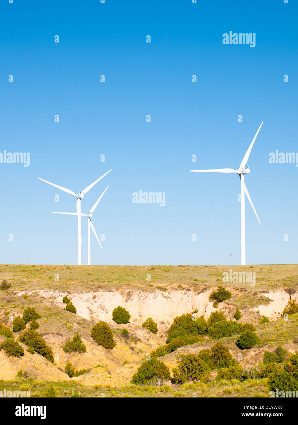 Wind turbines farm in Limon, Colorado Stock Photo - Alamy
