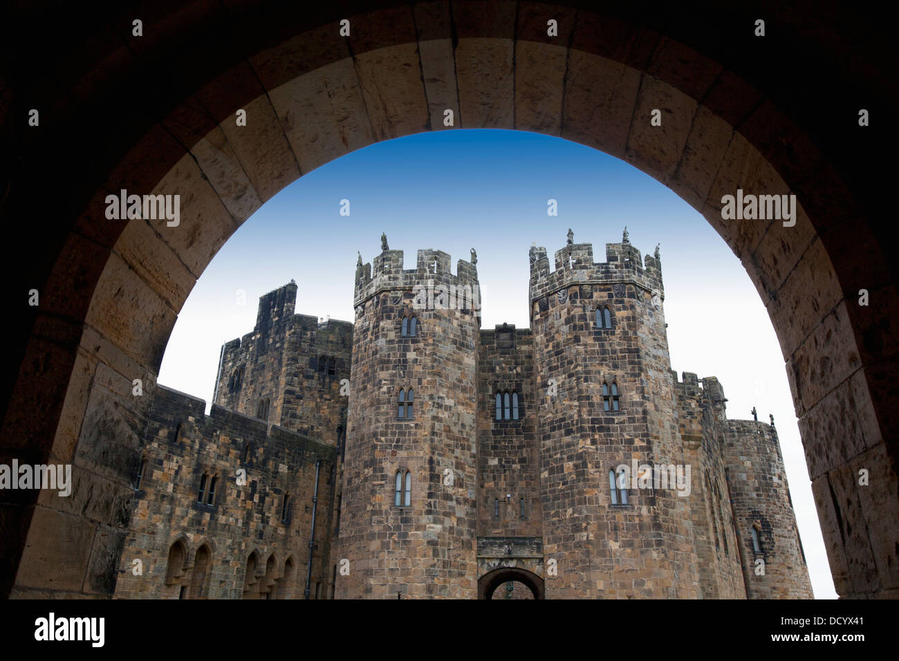 The Alnwick Castle, Most Famously Known As Hogwarts Castle In The Harry ...