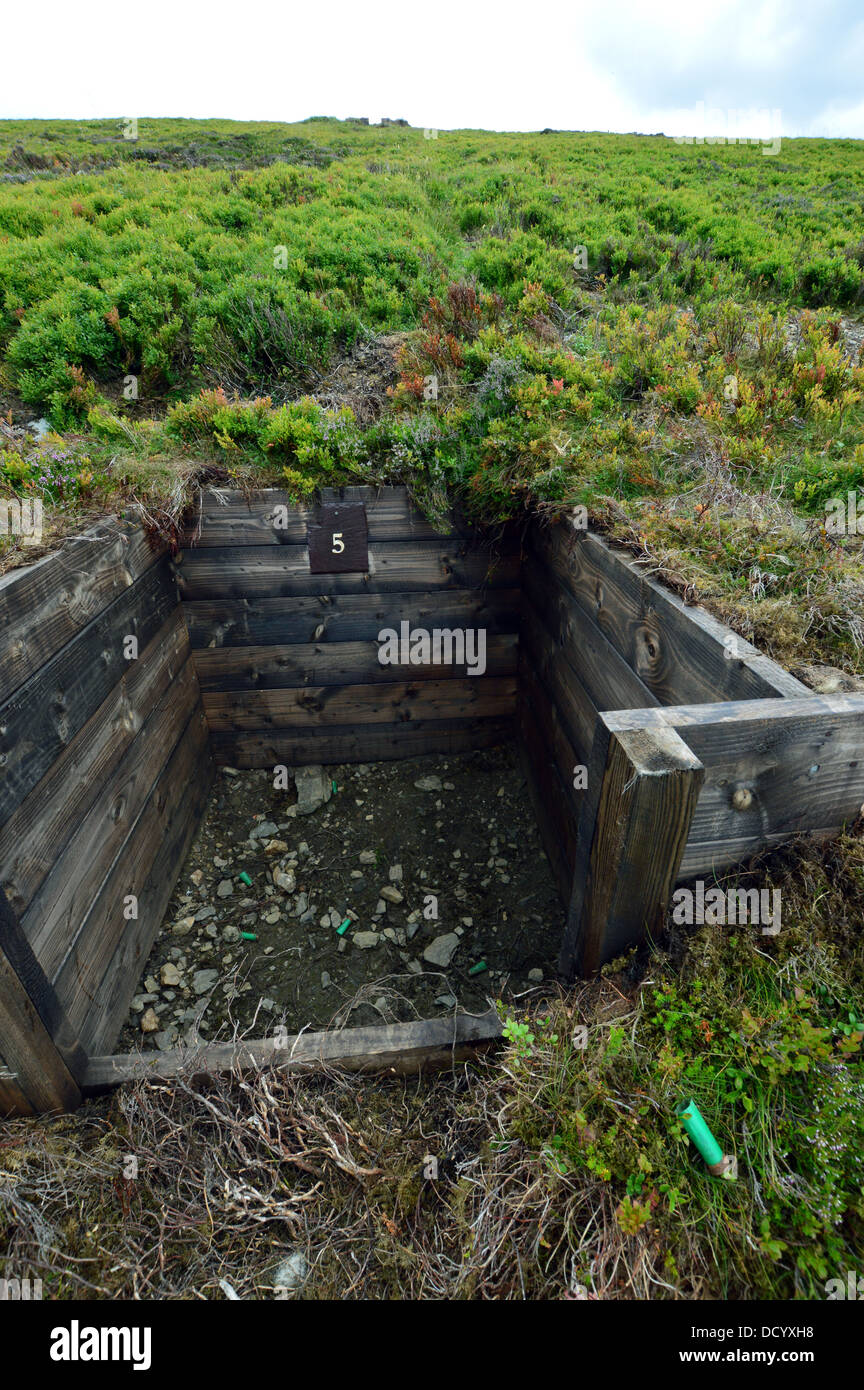 Shooting Butt on the N/E side of Carn Liath above the Well of Lecht on ...