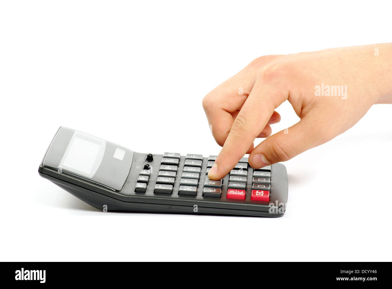 Finger calculator Cut Out Stock Images & Pictures - Alamy