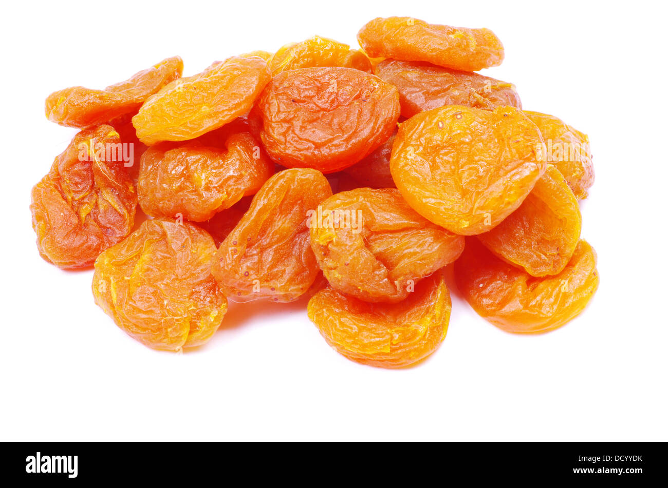 Dried apricot close up Cut Out Stock Images & Pictures - Alamy