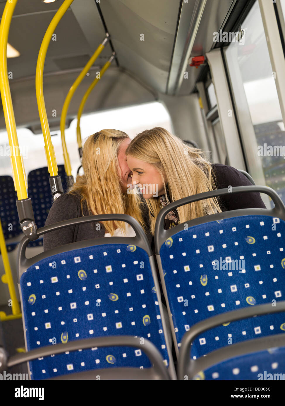 Women on the bus Stock Photo - Alamy
