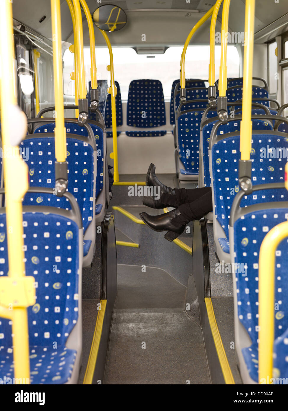 Feet seat bus hi-res stock photography and images - Alamy