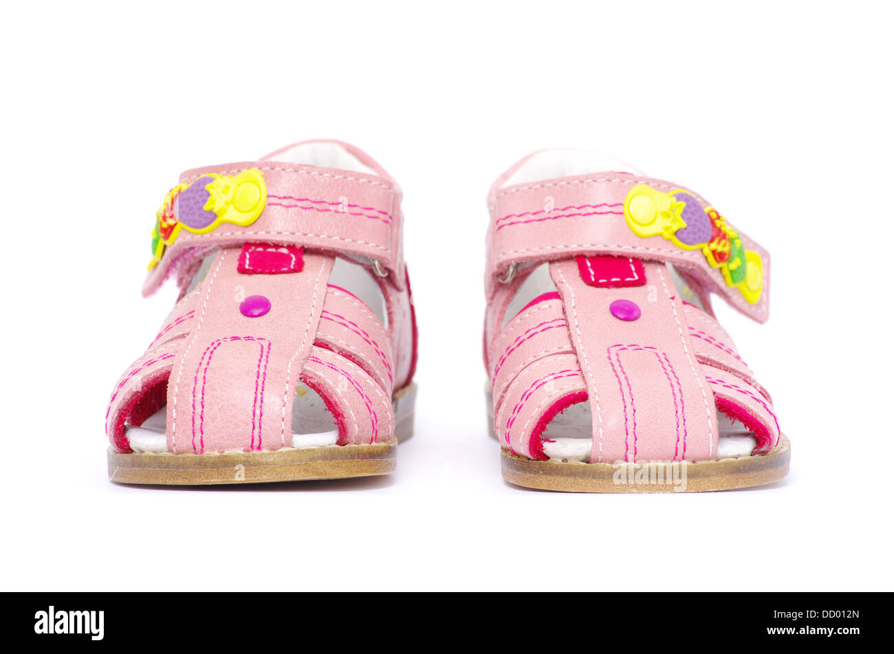 pink child's sandals Stock Photo - Alamy