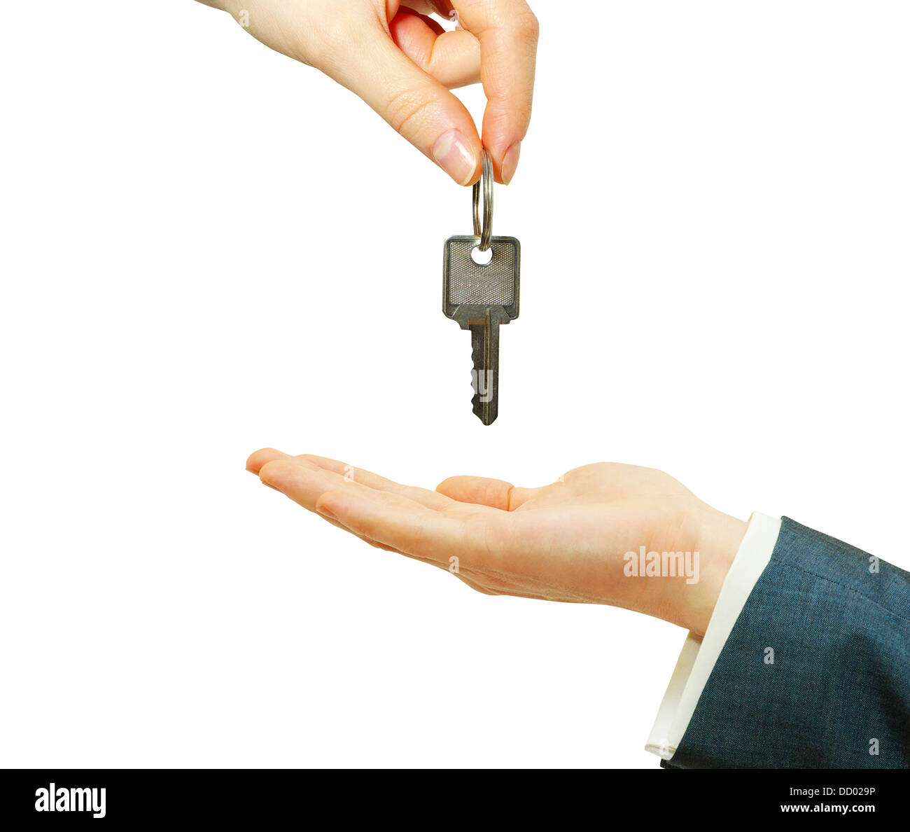 hand holds a key Stock Photo - Alamy