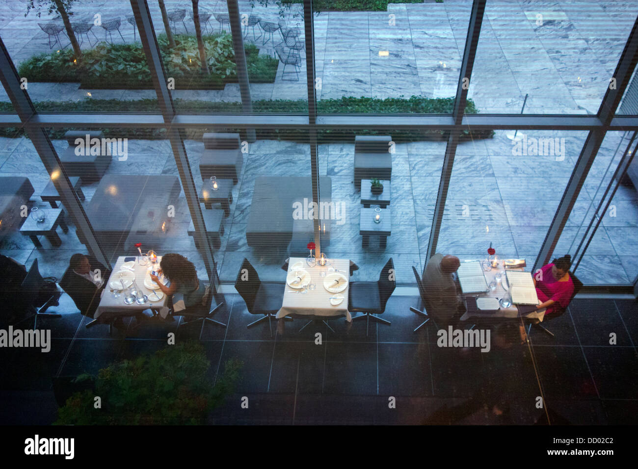 Museum of Modern Art Restaurant New York City Stock Photo - Alamy