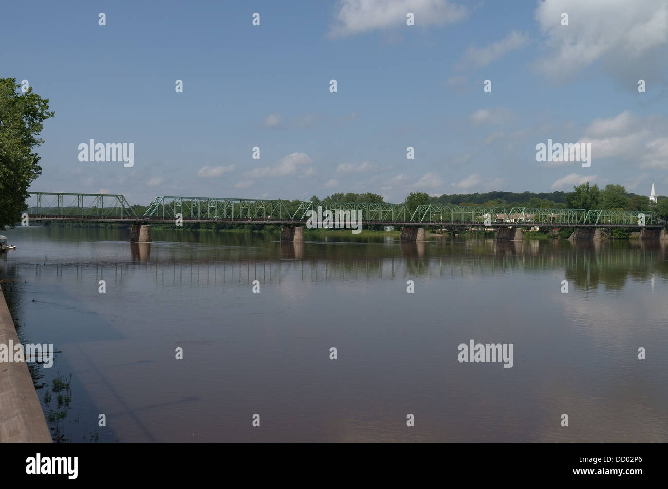 Bridge between Lambertville, New Jersey, and New Hope, Pennsylvania ...