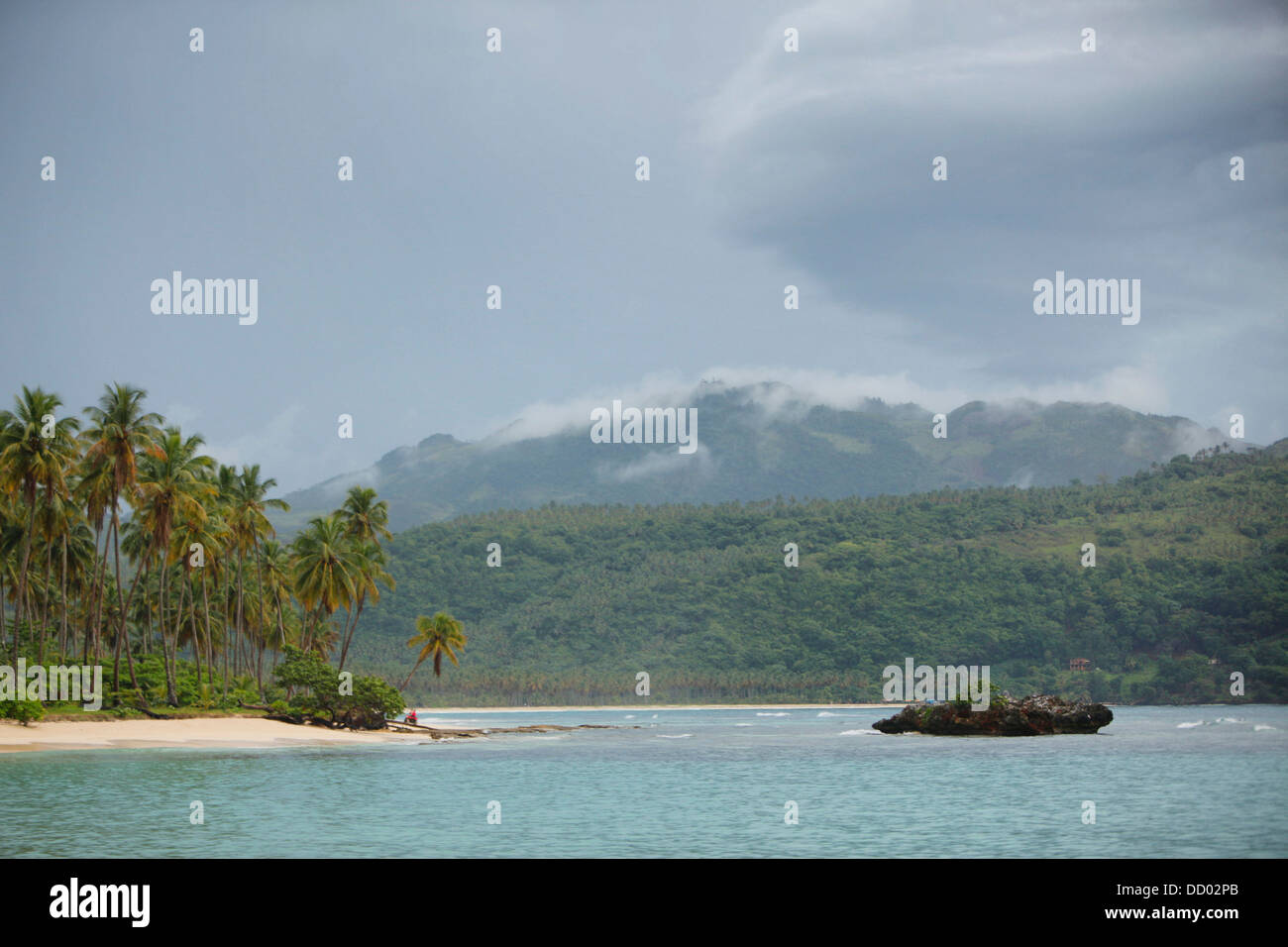 Dominican Republic - Samana province, north east of the island, natural ...