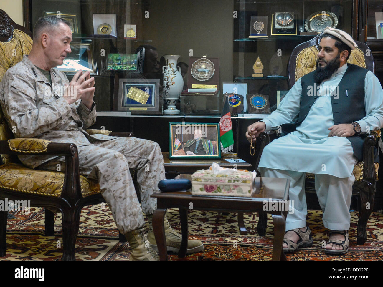 US Marine Corps Gen. Joseph Dunford, commander of International ...