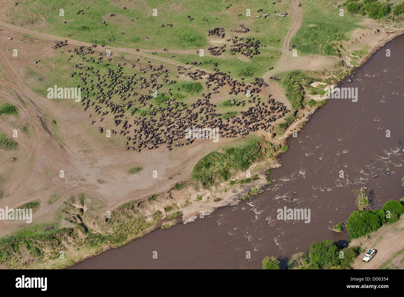 Masai mara landscape with river hi-res stock photography and images - Alamy